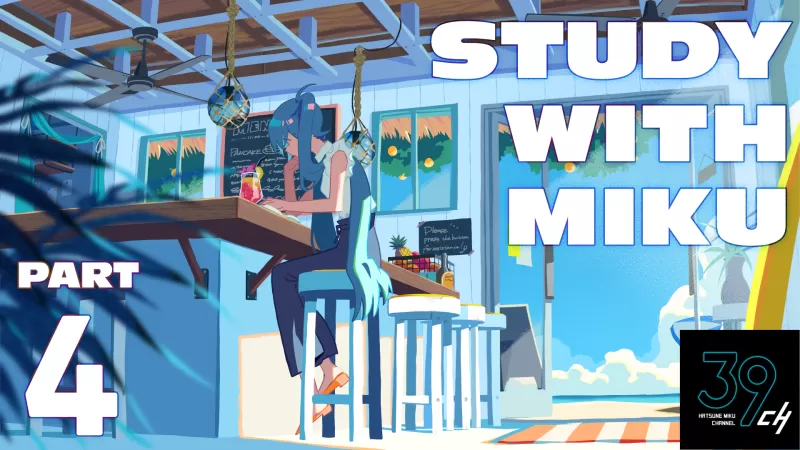 New 'STUDY WITH MIKU' BGM Series Released with Fresh Animations | Only Hits