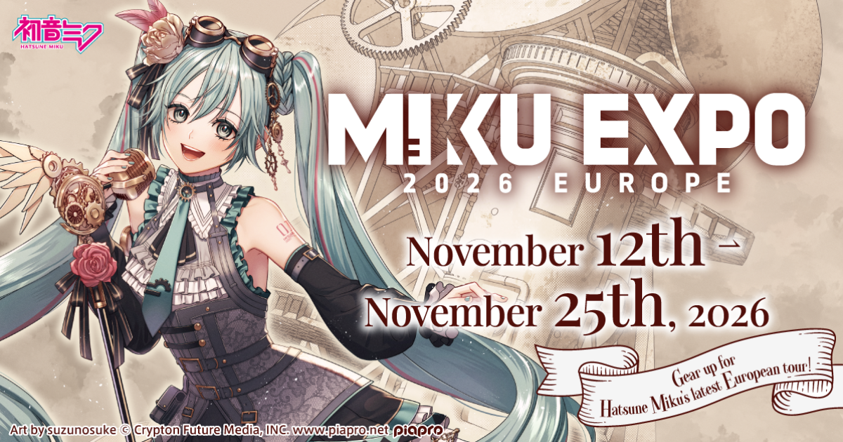 Hatsune Miku Announces 2026 European Tour, First in Two Years | Only Hits