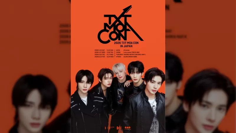TXT Announces 2026 'MOA CON' Japanese Tour for 7th Anniversary | Only Hits