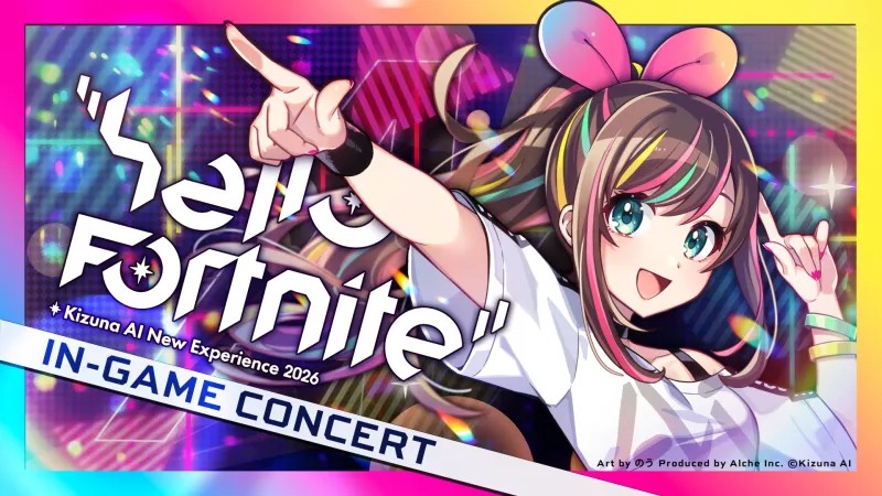 Kizuna AI to Hold First VTuber Concert in Fortnite | Only Hits