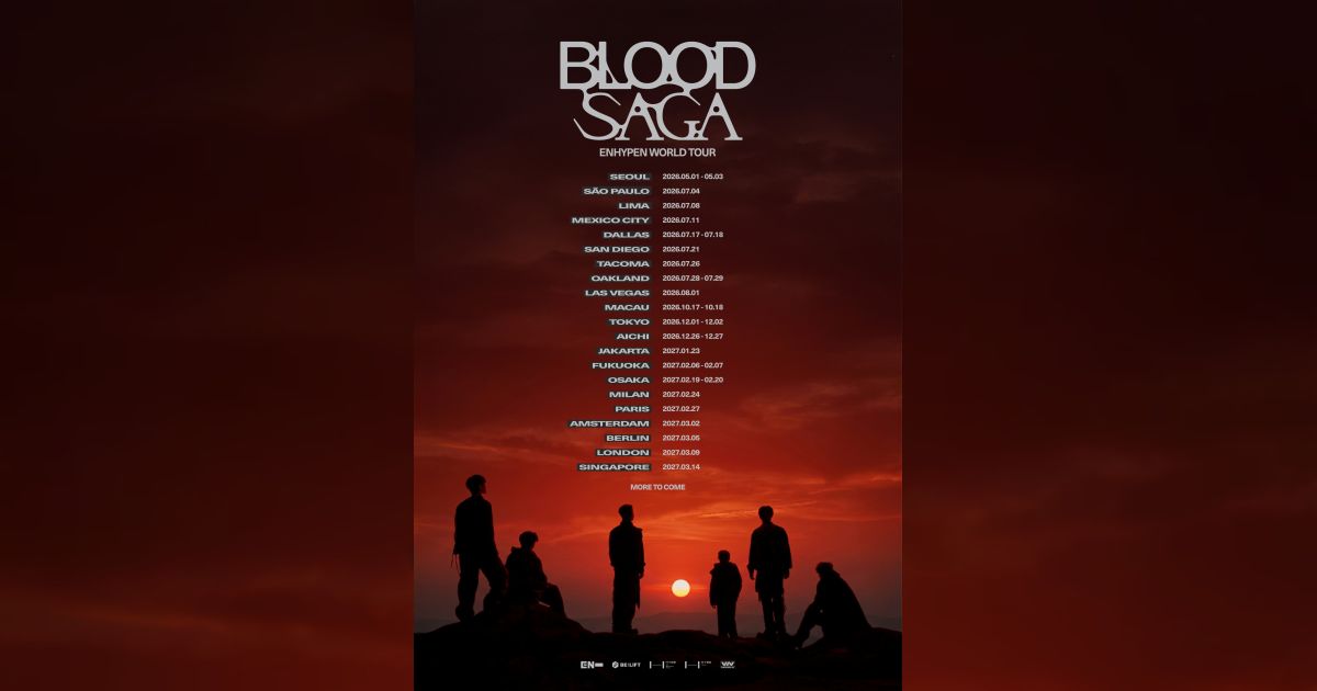 ENHYPEN Announces Fourth World Tour 'BLOOD SAGA' | Only Hits