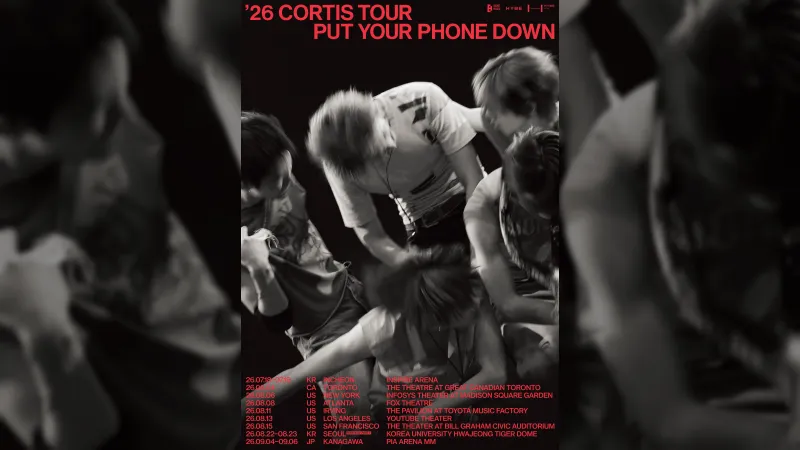 CORTIS Announces First Solo World Tour 'PUT YOUR PHONE DOWN' | Only Hits