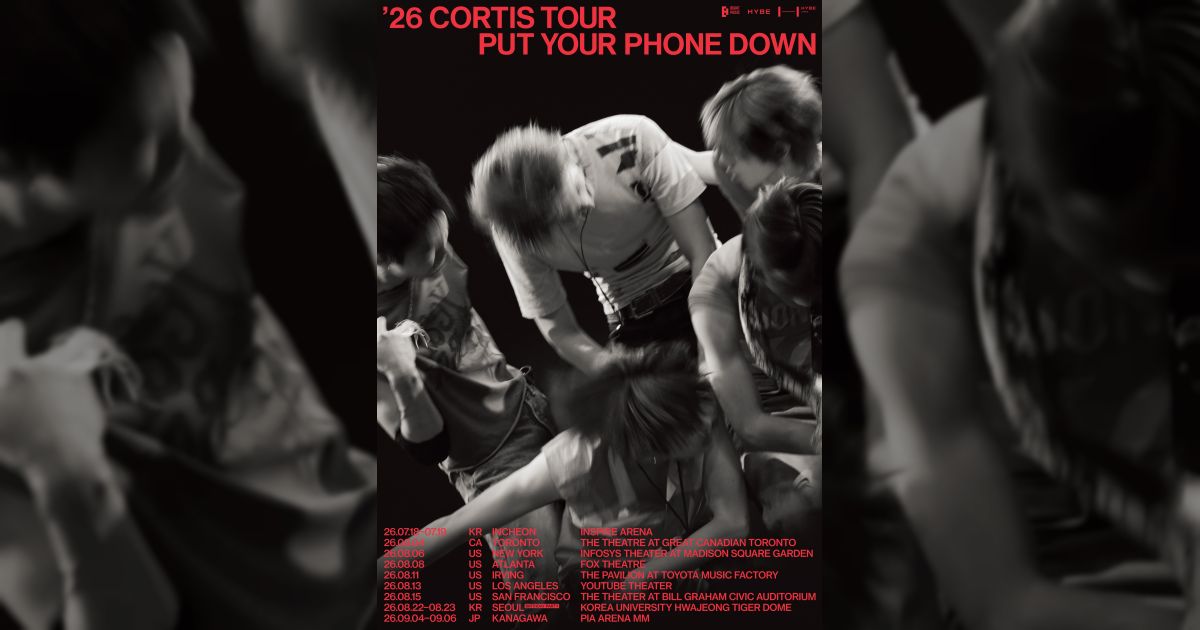 CORTIS Announces First Solo World Tour 'PUT YOUR PHONE DOWN' | Only Hits